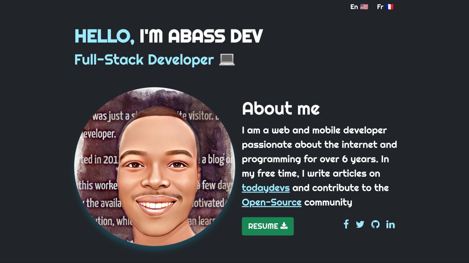 Abass Ben Cheik (AbassDev) | Full stack developer Abass Ben Cheik (AbassDev) | Full stack developer